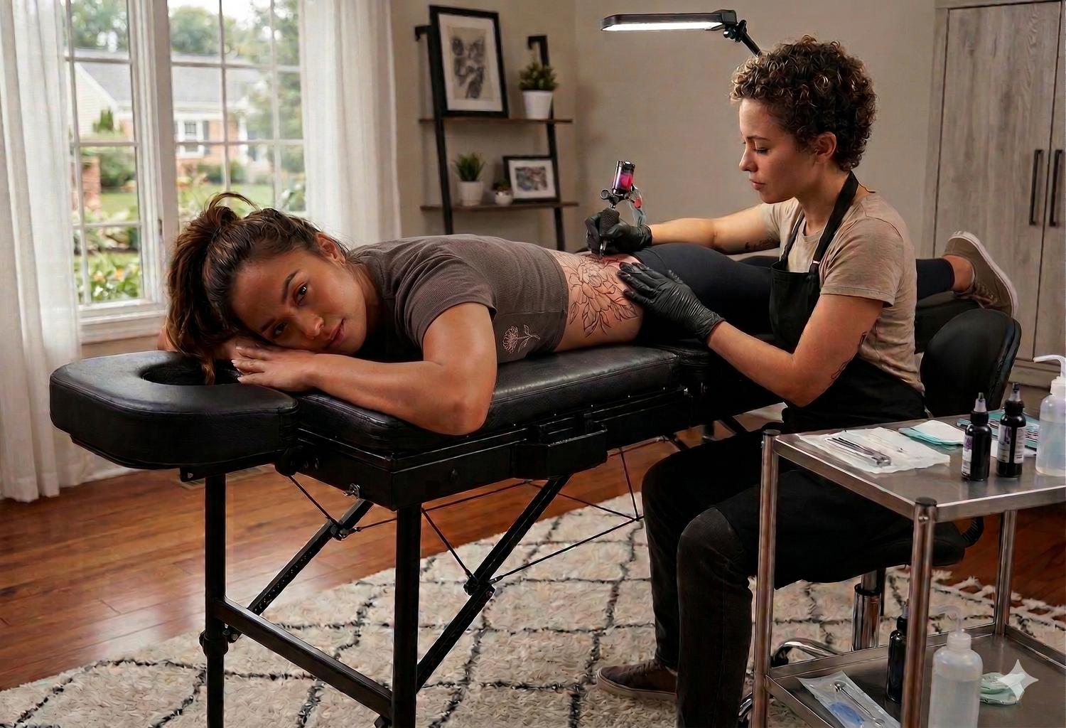 InkTable Portable Tattoo Table and Chair with Carrying Case – InkBed
